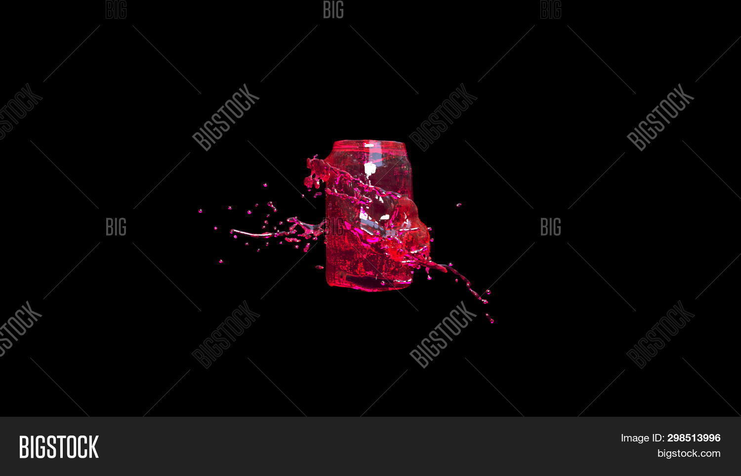Curve Red Water Splash Image & Photo (Free Trial) | Bigstock