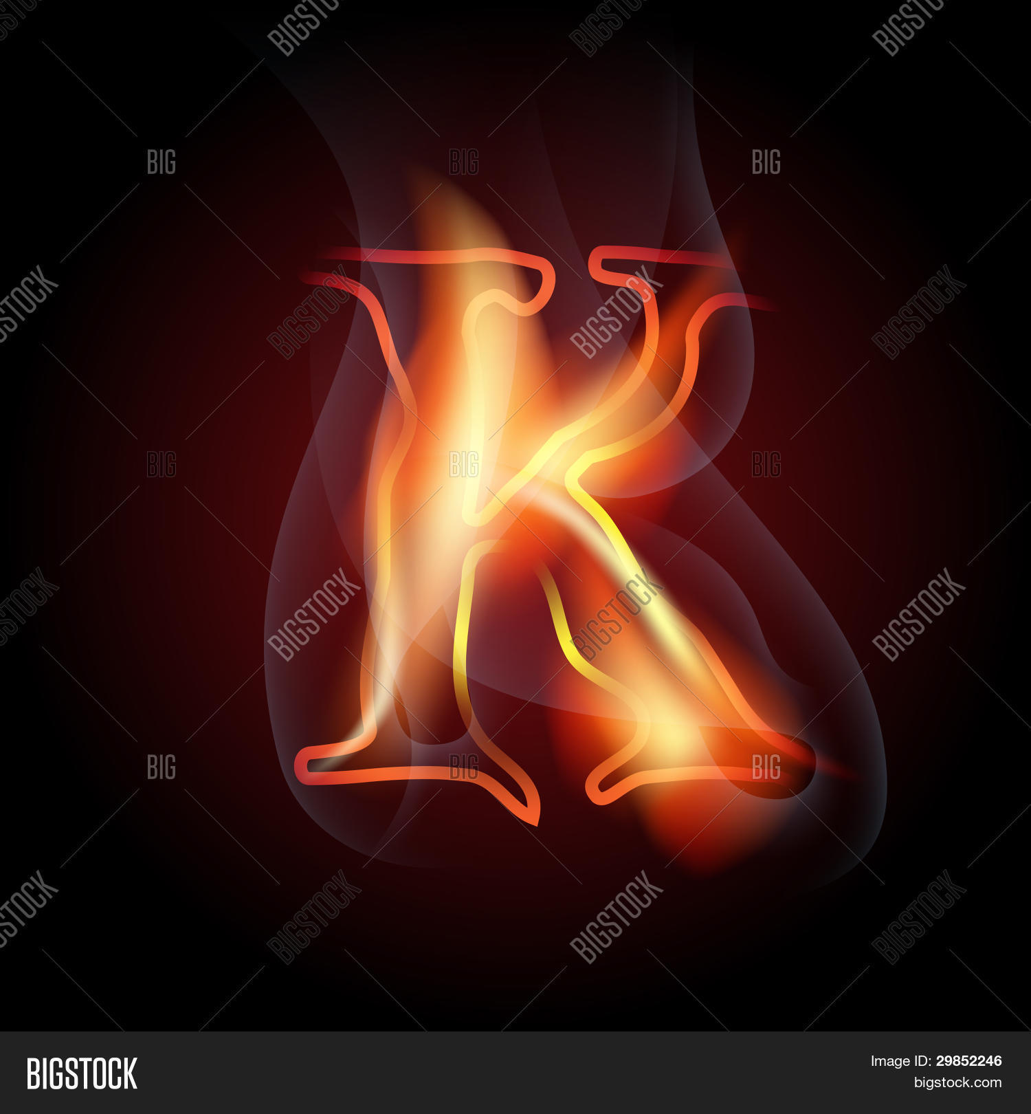 Fire Burning Latin Vector & Photo (Free Trial) | Bigstock