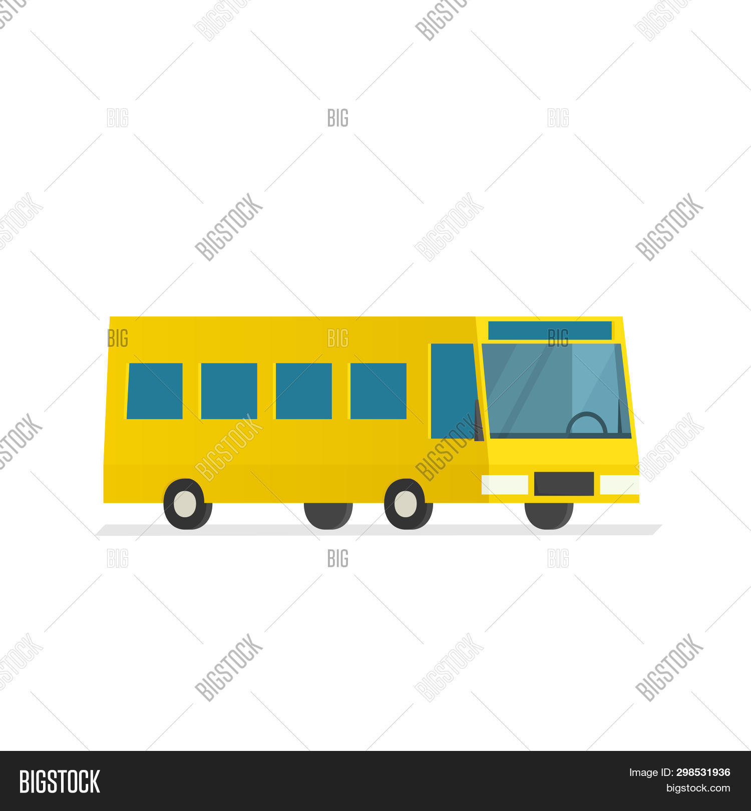Yellow City Bus. Image & Photo (Free Trial) | Bigstock