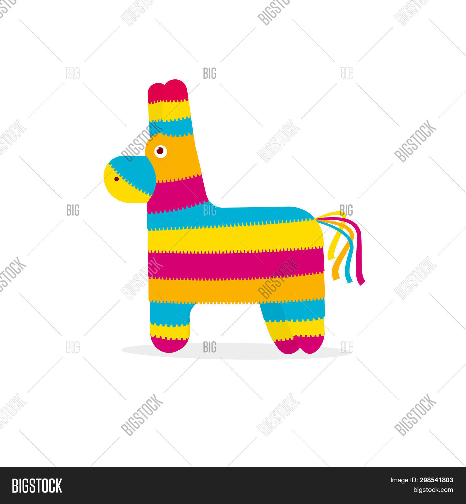Colorful Flat Pinata. Image & Photo (Free Trial) | Bigstock