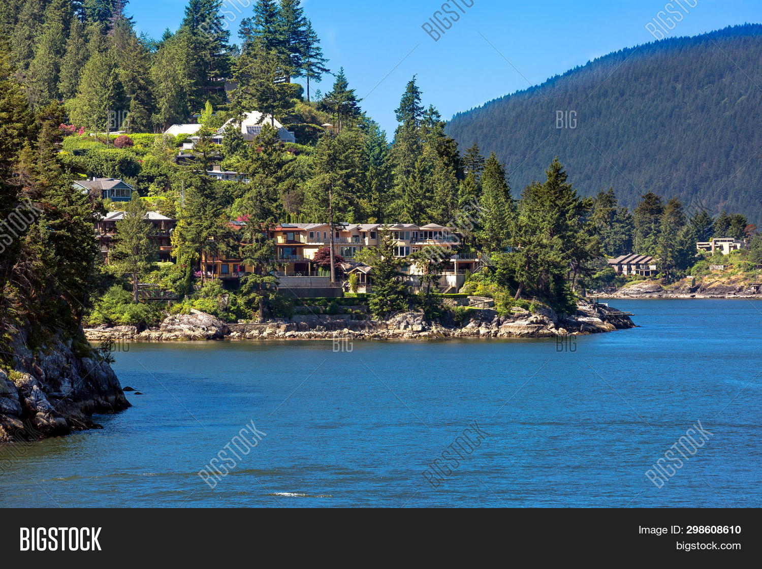 Village On Shore Bay Image & Photo (Free Trial) | Bigstock