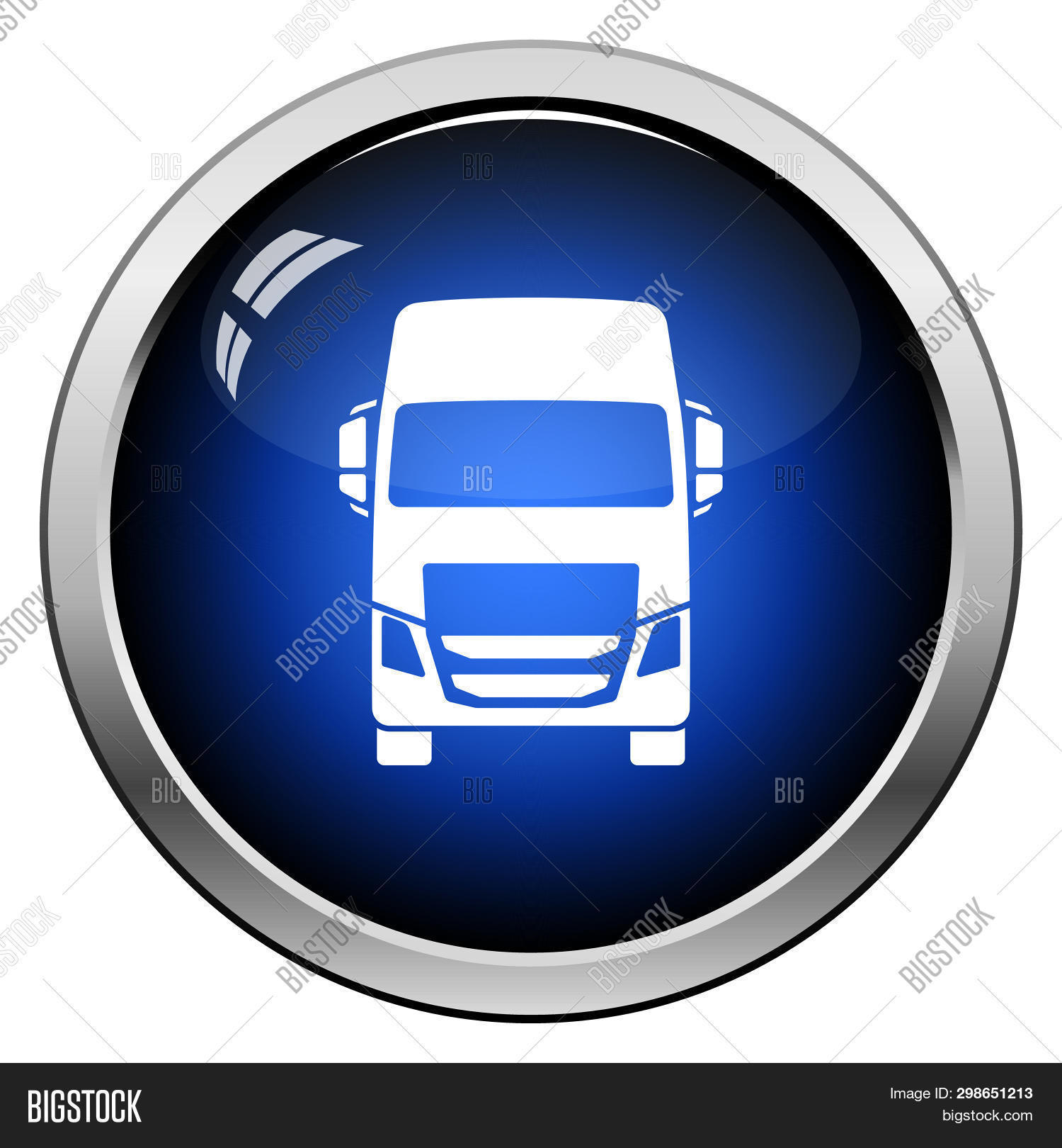 Truck Icon Front View Vector & Photo (Free Trial) | Bigstock