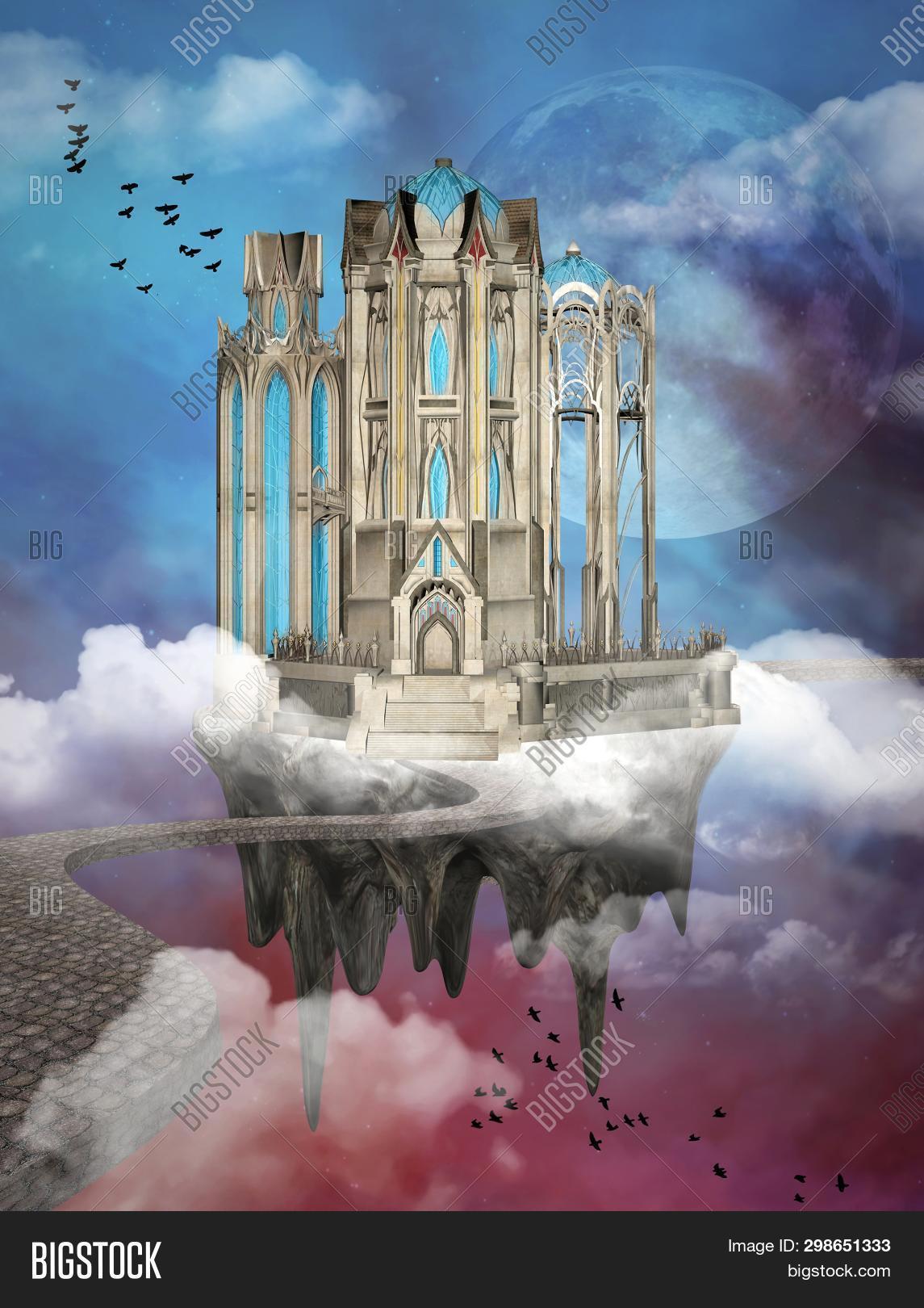 Fantasy Flying Palace Image & Photo (Free Trial) | Bigstock