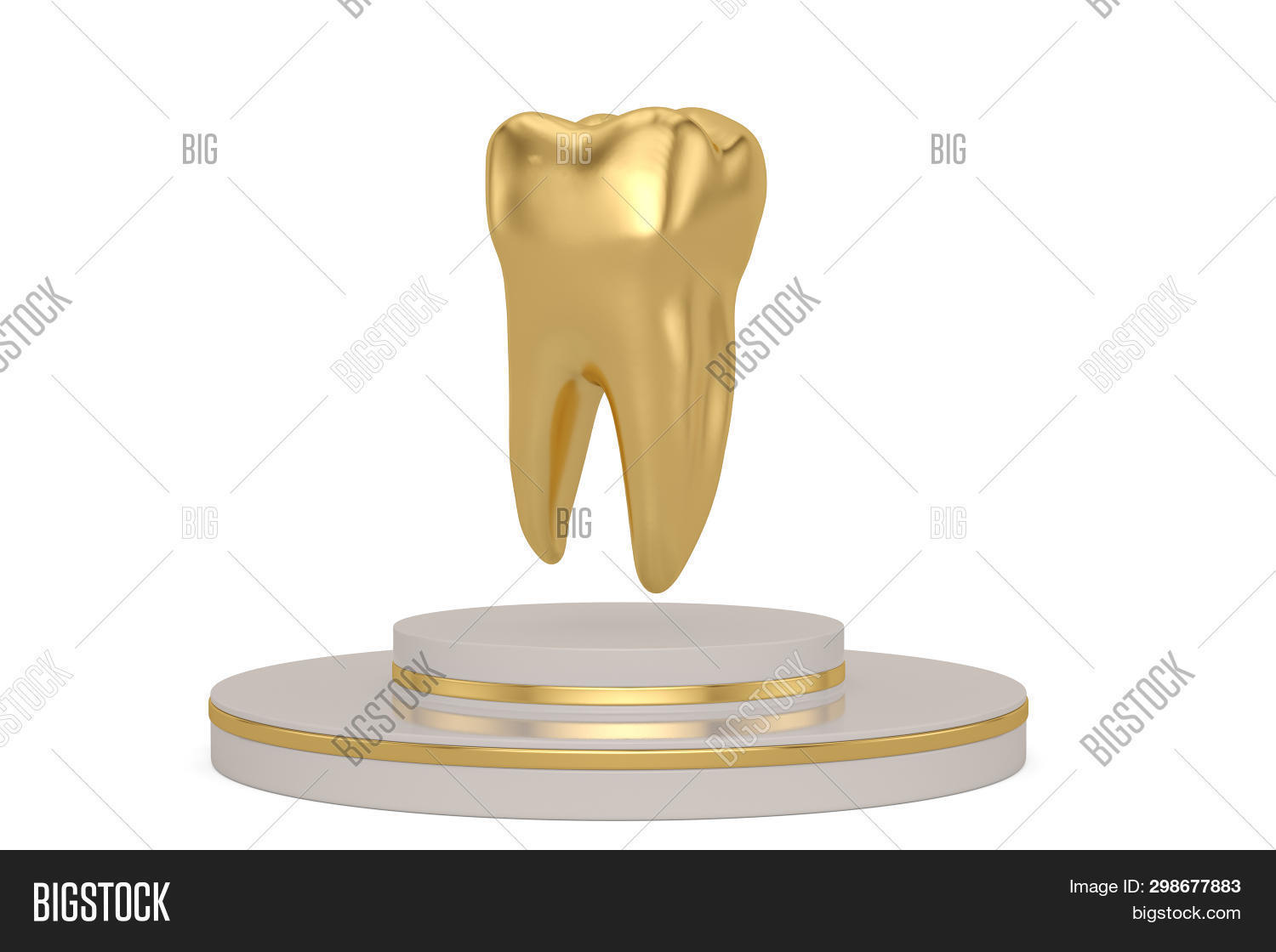 Gold Tooth Stand Image & Photo (Free Trial) | Bigstock