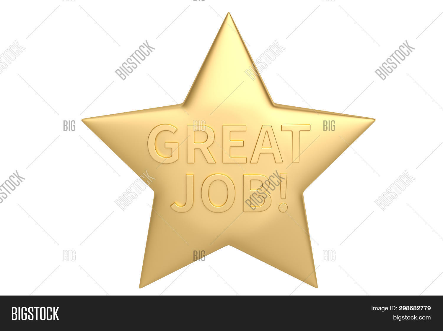 Great Job Star Image & Photo (Free Trial) | Bigstock
