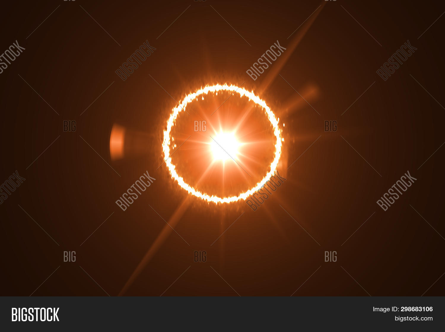 Circle Red Flare.ring Image & Photo (Free Trial) | Bigstock