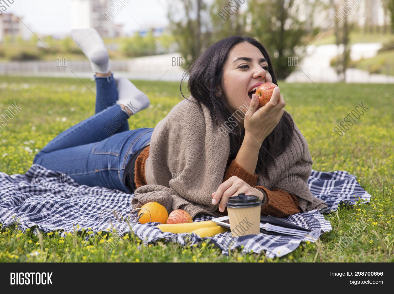 Excited Girl Eating Image & Photo (Free Trial) | Bigstock