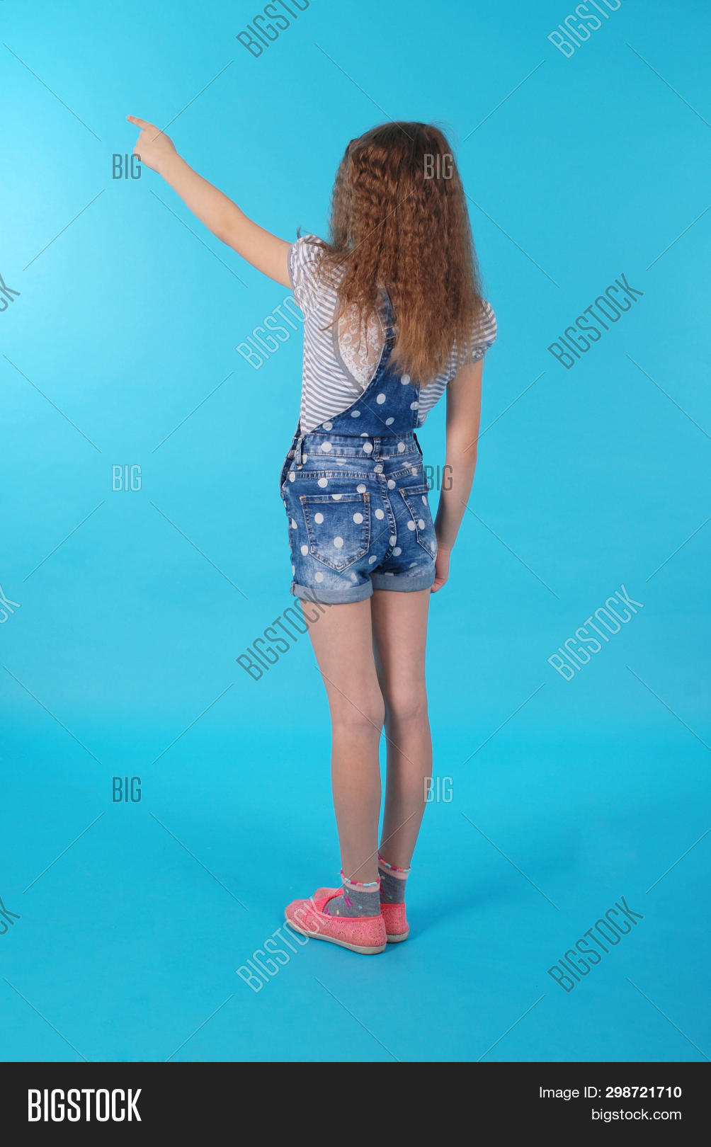 Young Girl Posing Back Image & Photo (Free Trial) | Bigstock