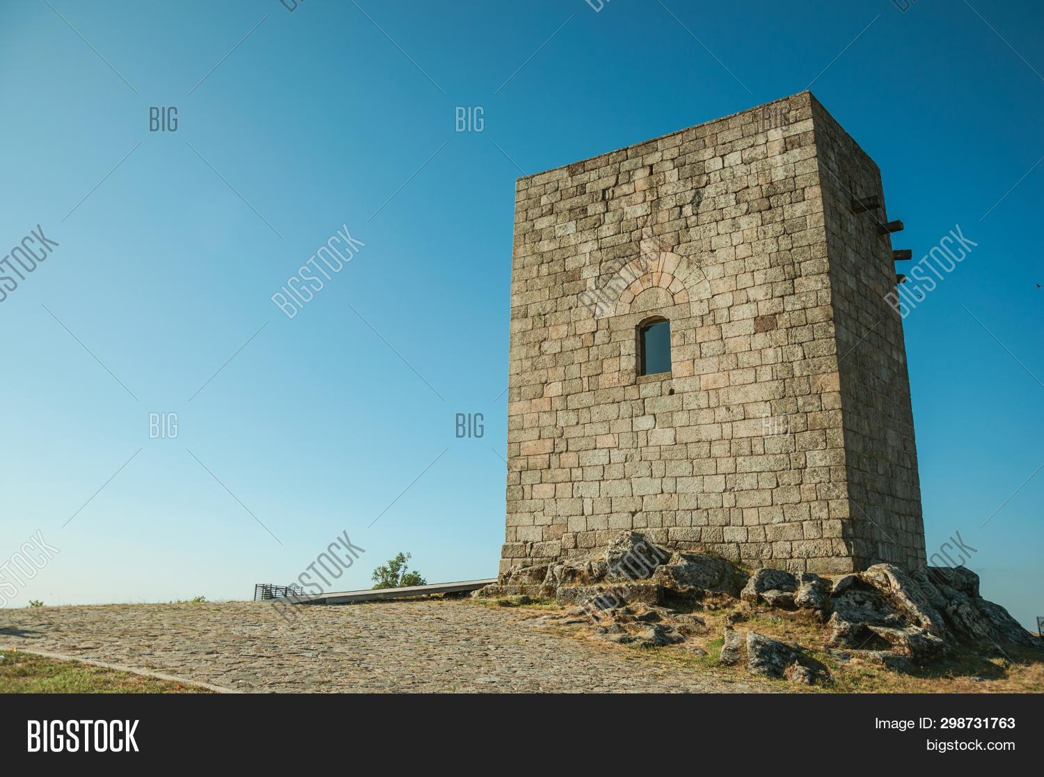 Stone Square Tower Image & Photo (Free Trial) | Bigstock
