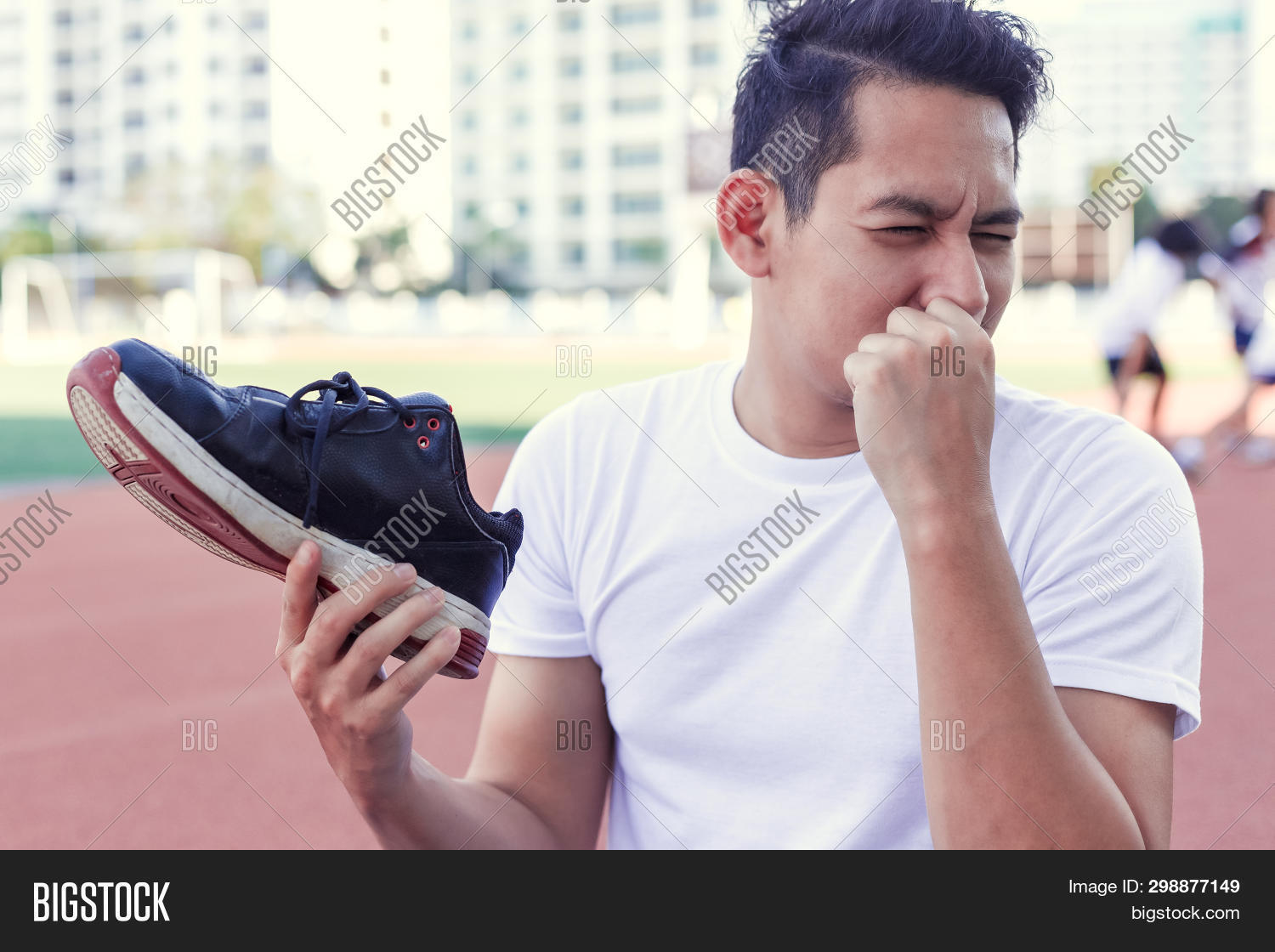 Man Disgusted By Smell Image & Photo (Free Trial) | Bigstock