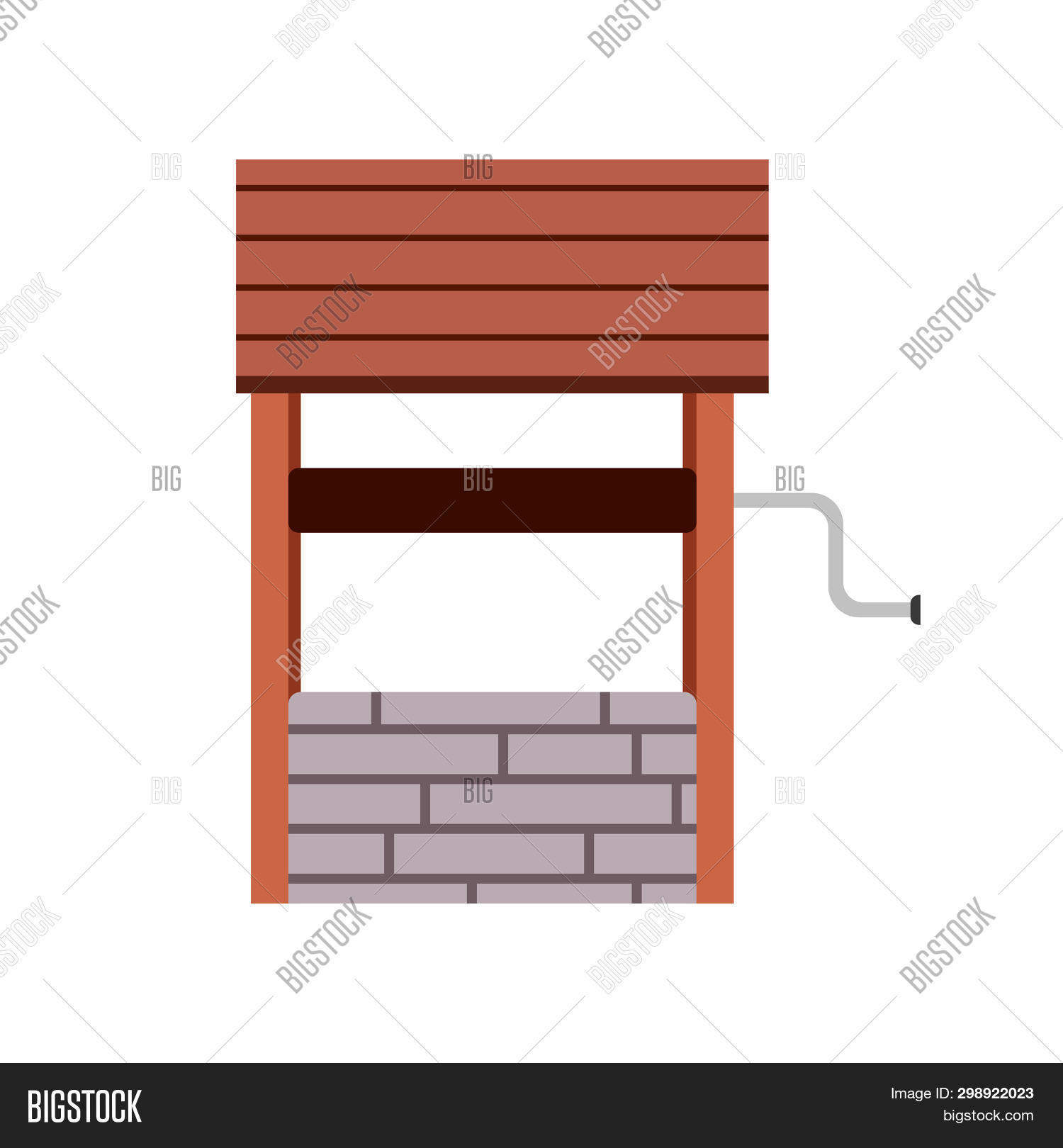 Well Water Isolated Vector & Photo (Free Trial) | Bigstock