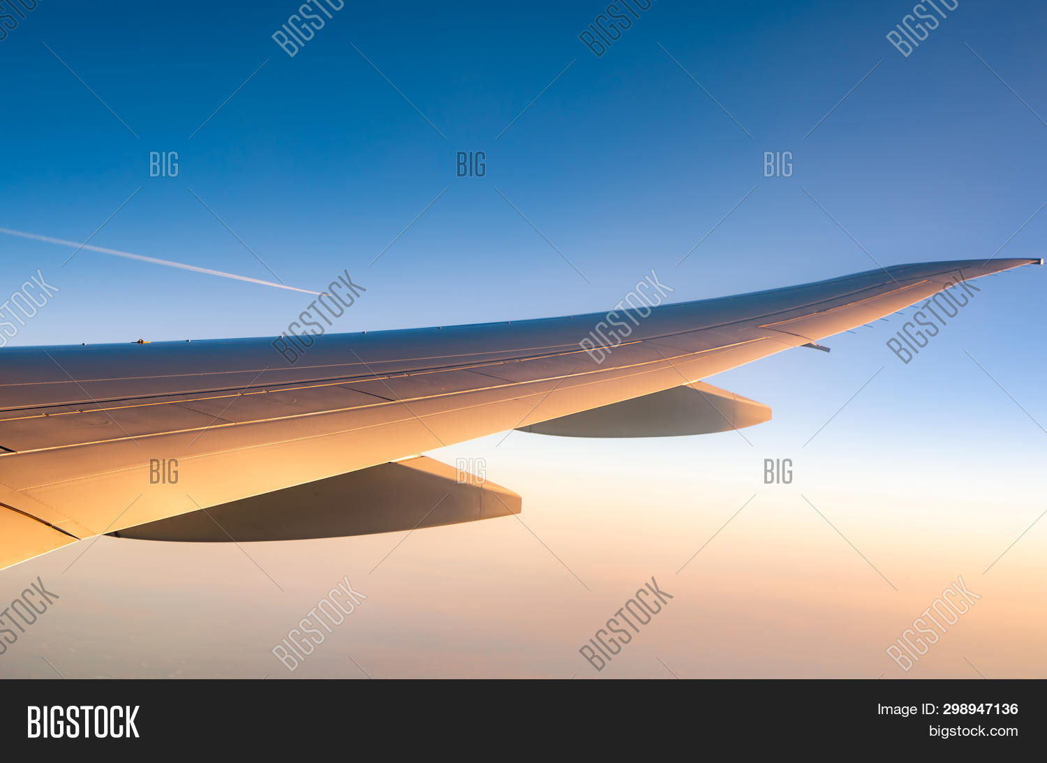 Wing Plane Over City. Image & Photo (Free Trial) | Bigstock