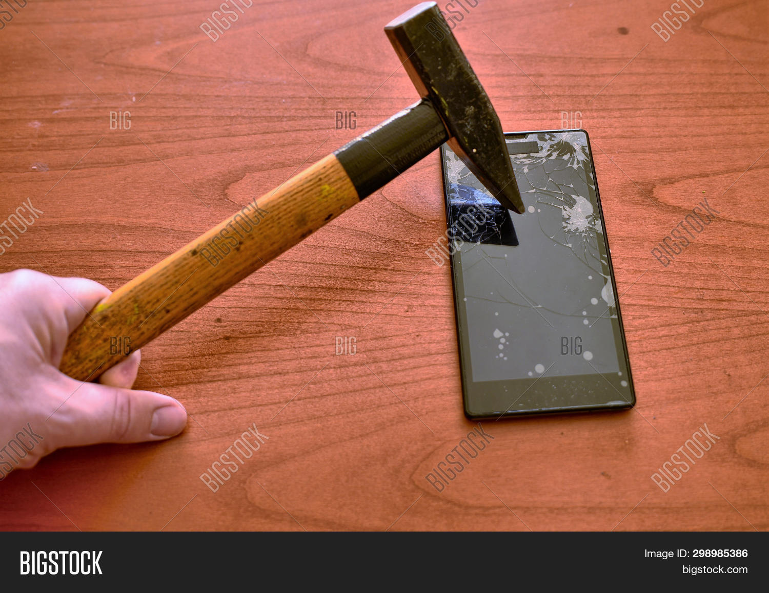 Tip Hammer Hit Screen Image & Photo (Free Trial) | Bigstock