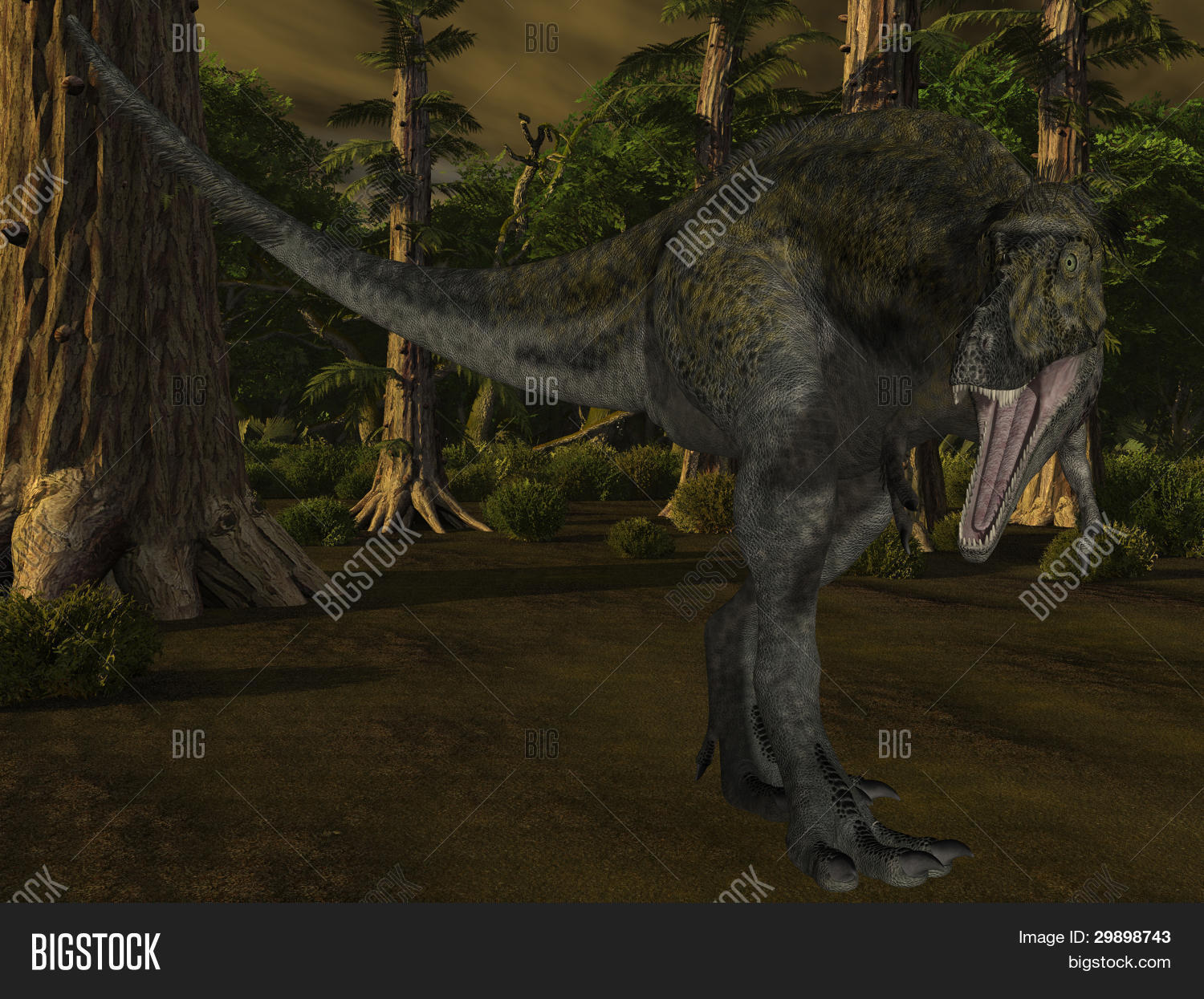 Alioramus - 3D Image & Photo (Free Trial) | Bigstock