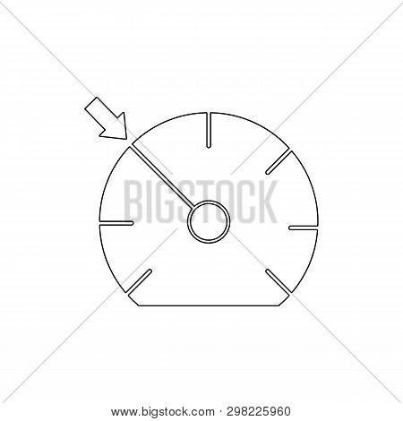 Speedometer Outline Vector & Photo (Free Trial) | Bigstock
