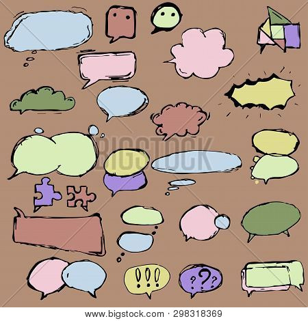 Dialogue Boxes Vector & Photo (Free Trial) | Bigstock