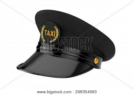 Black Taxi Driver Cap Image & Photo (Free Trial) | Bigstock