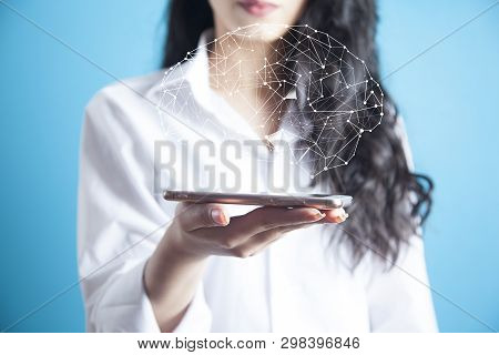 Woman Hand Smart Phone Image & Photo (Free Trial) | Bigstock