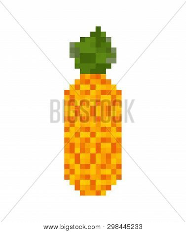 Pineapple Pixel Art. Vector & Photo (Free Trial) | Bigstock