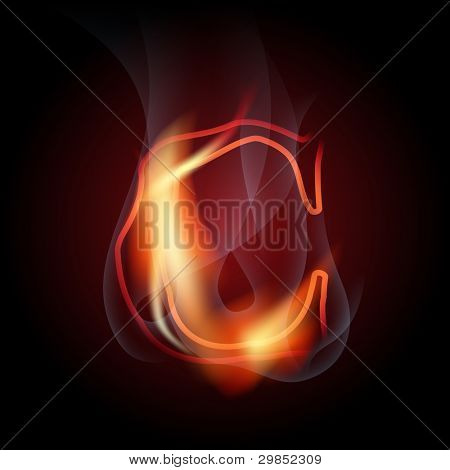 Fire Burning Latin Vector & Photo (Free Trial) | Bigstock
