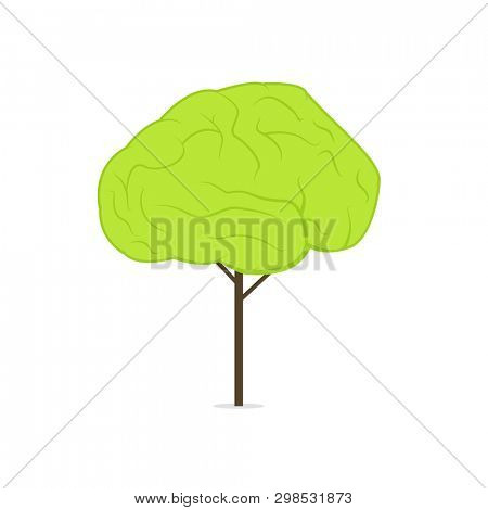 Brain Tree. Clipart Image & Photo (Free Trial) | Bigstock