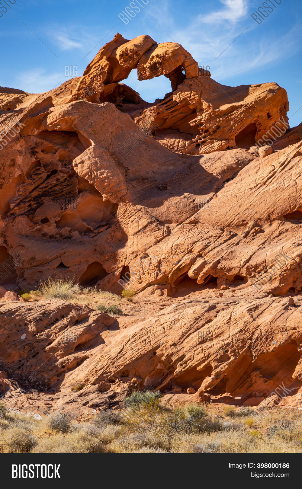 Nevada Red Rock Arch Image & Photo (Free Trial) | Bigstock