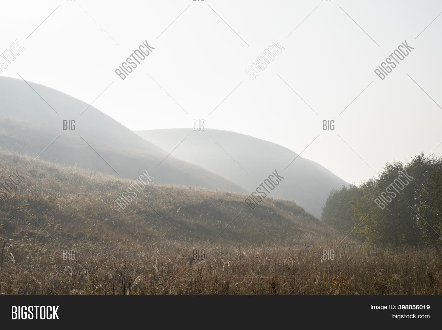Light Fog Over Hills Image & Photo (Free Trial) | Bigstock