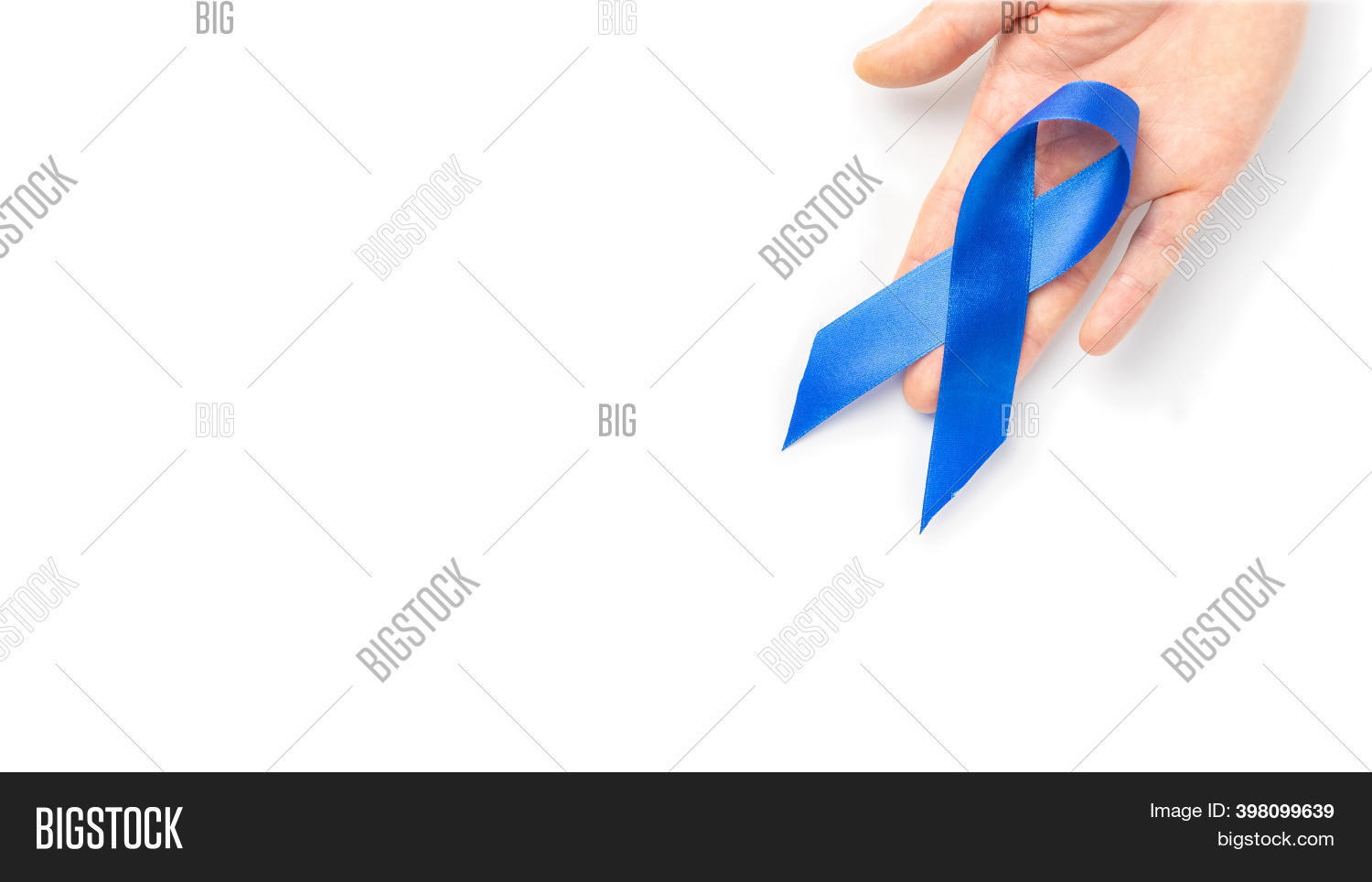 Blue Prostate Ribbon. Image & Photo (Free Trial) | Bigstock
