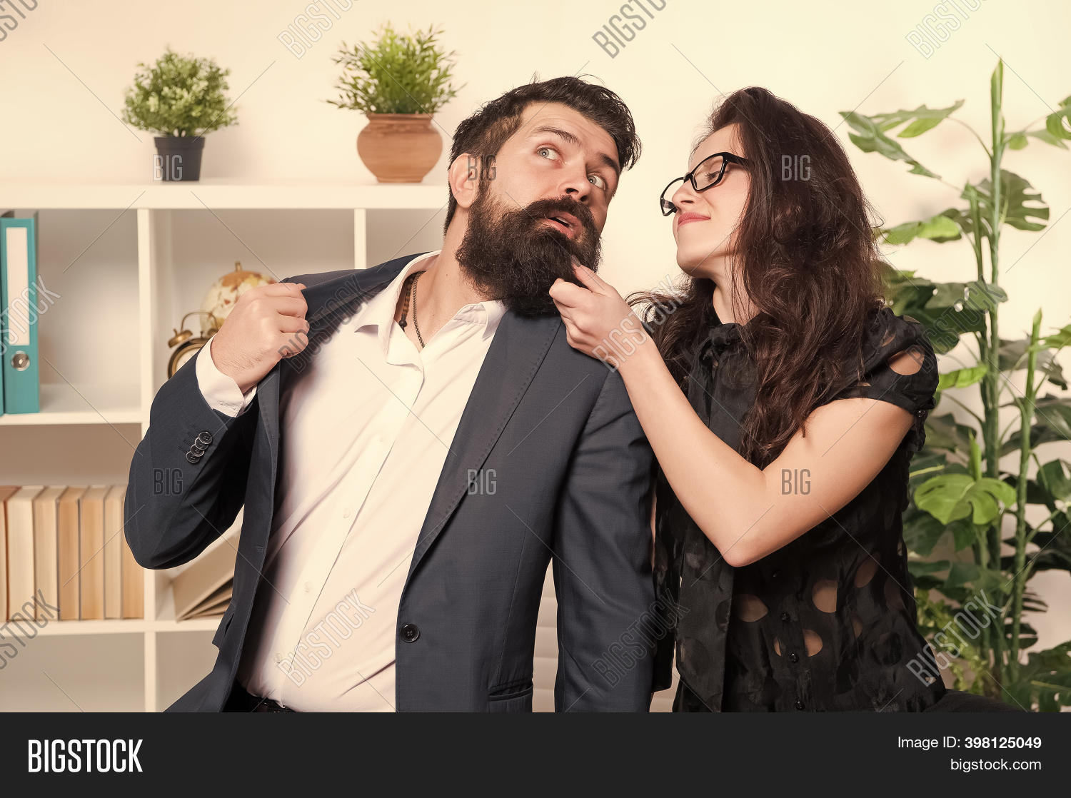 Office Flirt. Career Image & Photo (Free Trial) | Bigstock