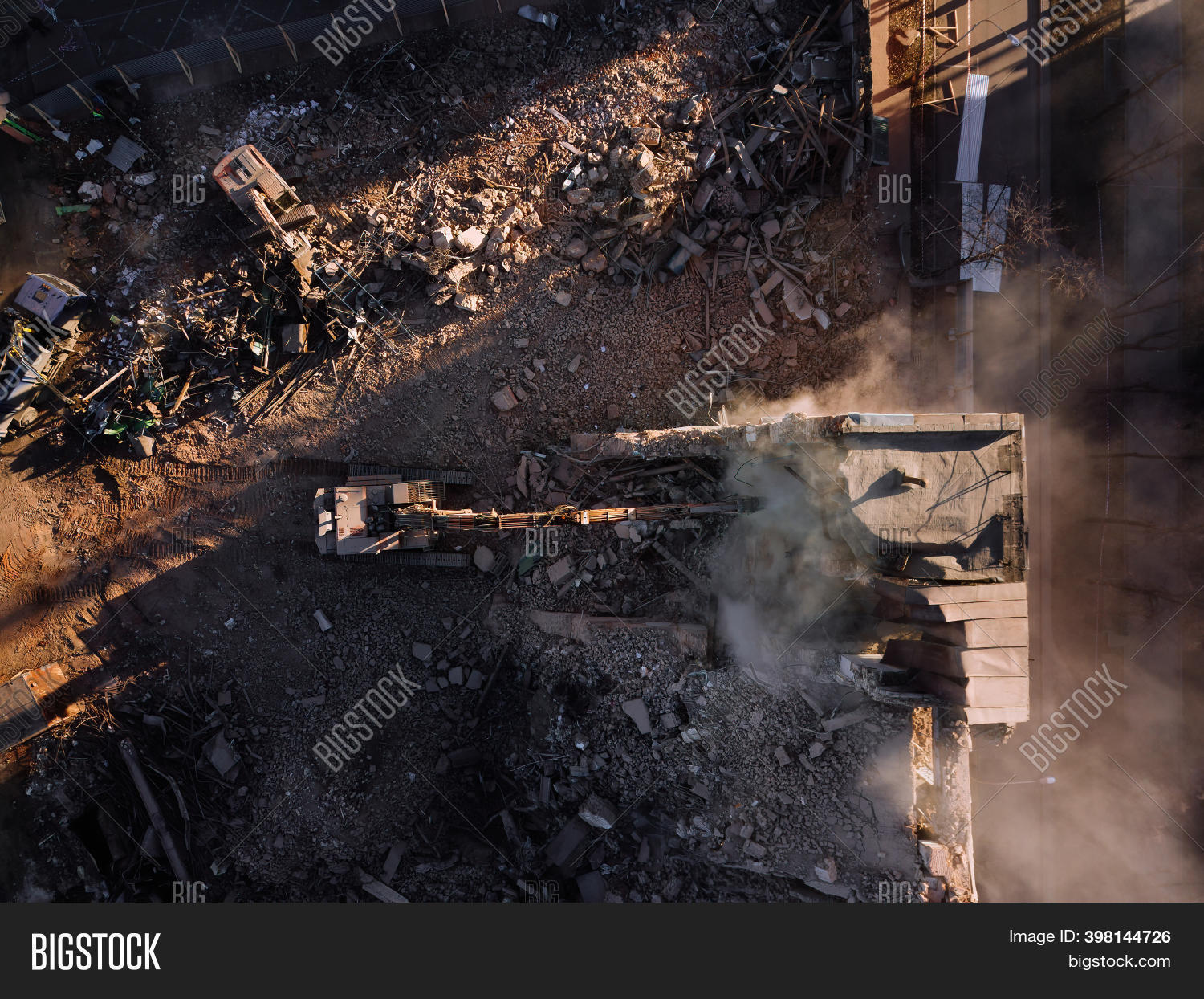 Aerial View Demolition Image & Photo (Free Trial) | Bigstock