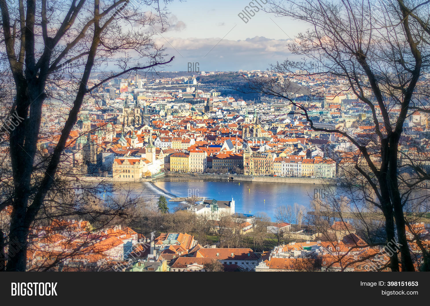 Aerial View Prague, Image & Photo (Free Trial) | Bigstock