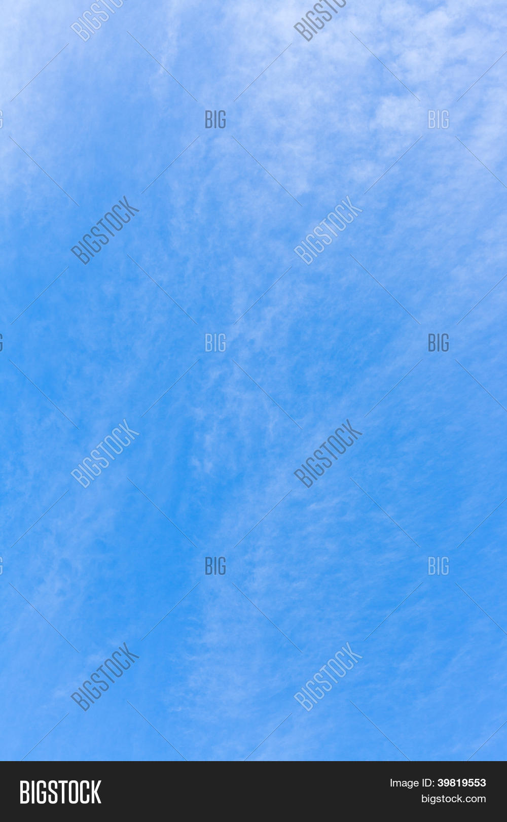 Blue Sky Small White Image & Photo (Free Trial) | Bigstock