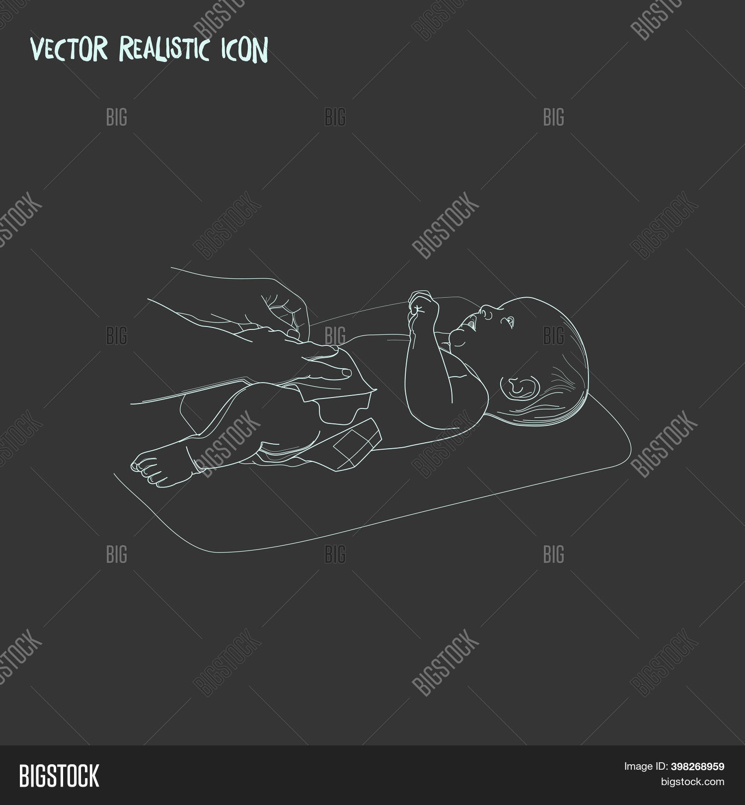 Changing Diaper Icon Image & Photo (Free Trial) | Bigstock
