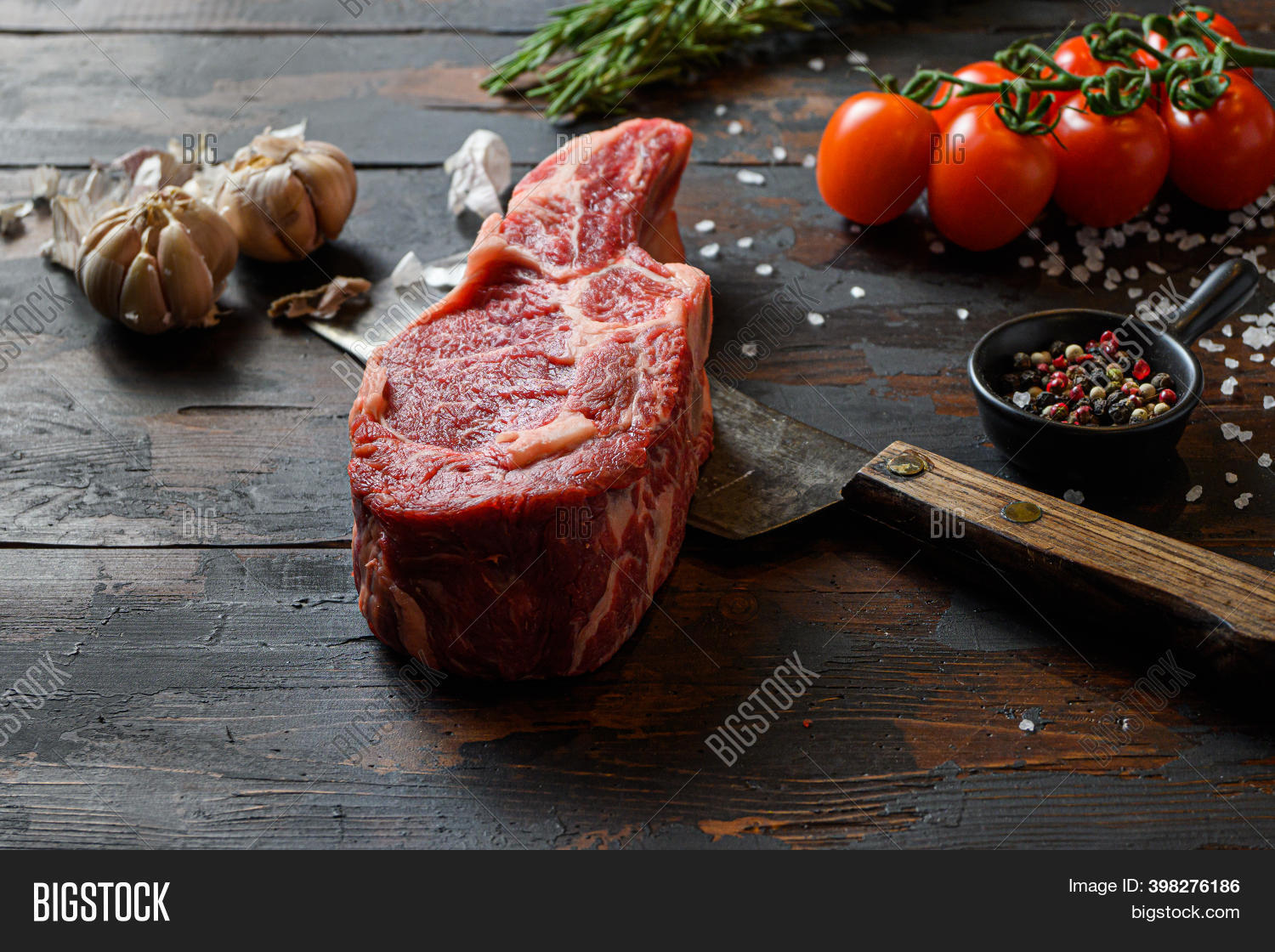 Raw Beef Cowboy Steak Image & Photo (Free Trial) | Bigstock