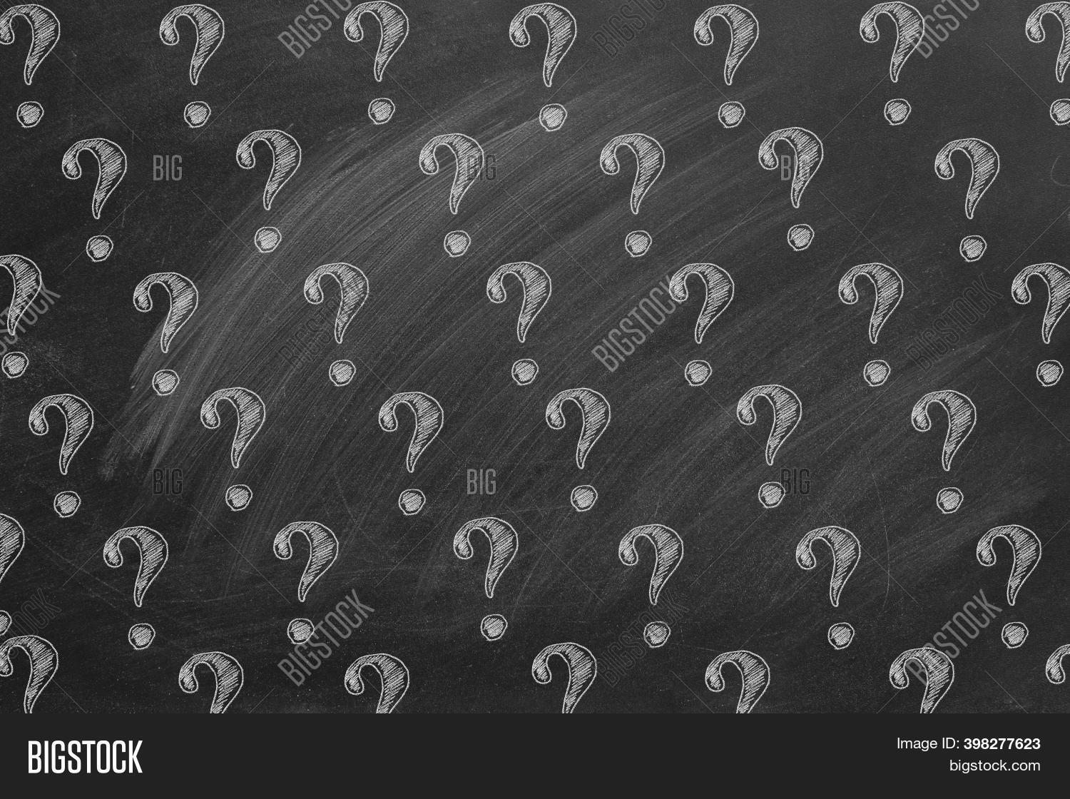 Question Marks Chalk Image & Photo (Free Trial) | Bigstock