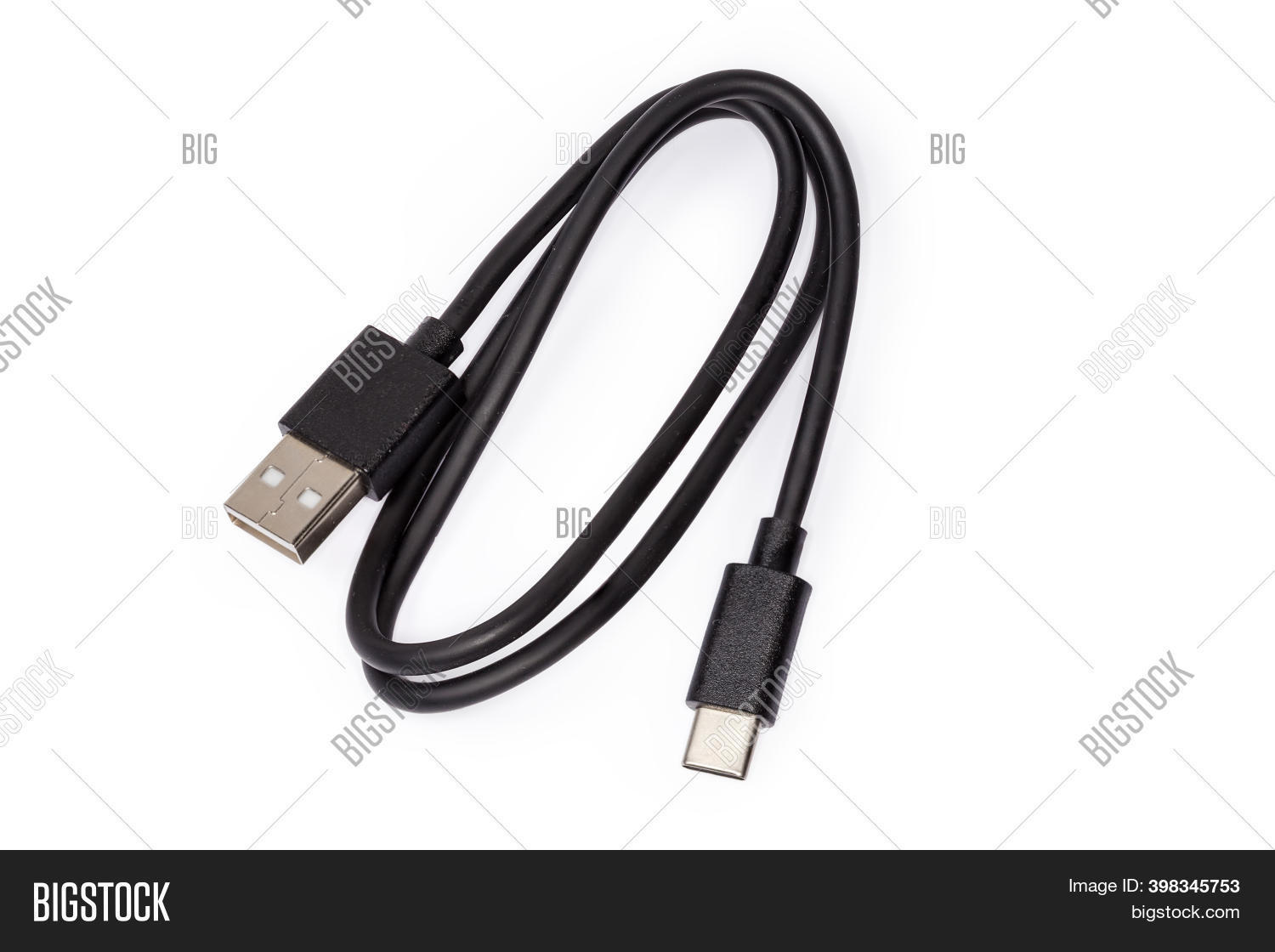 Black Usb Cable Plugs Image & Photo (Free Trial) | Bigstock