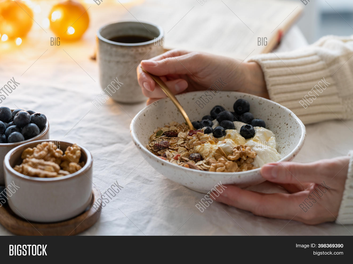 Reading Book Eating Image & Photo (Free Trial) | Bigstock