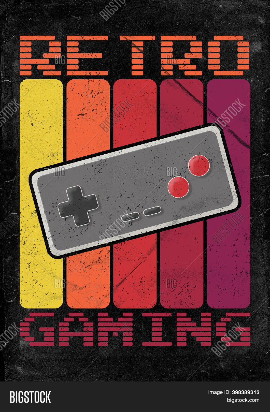 Retro Gaming Graphic Image & Photo (Free Trial) | Bigstock