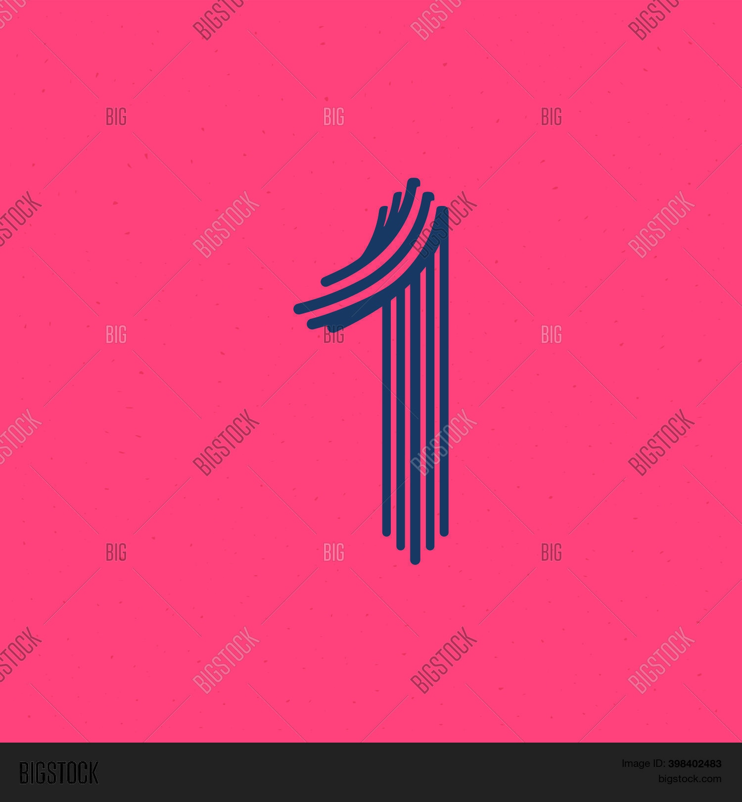 Number One Logo Made Vector & Photo (Free Trial) | Bigstock