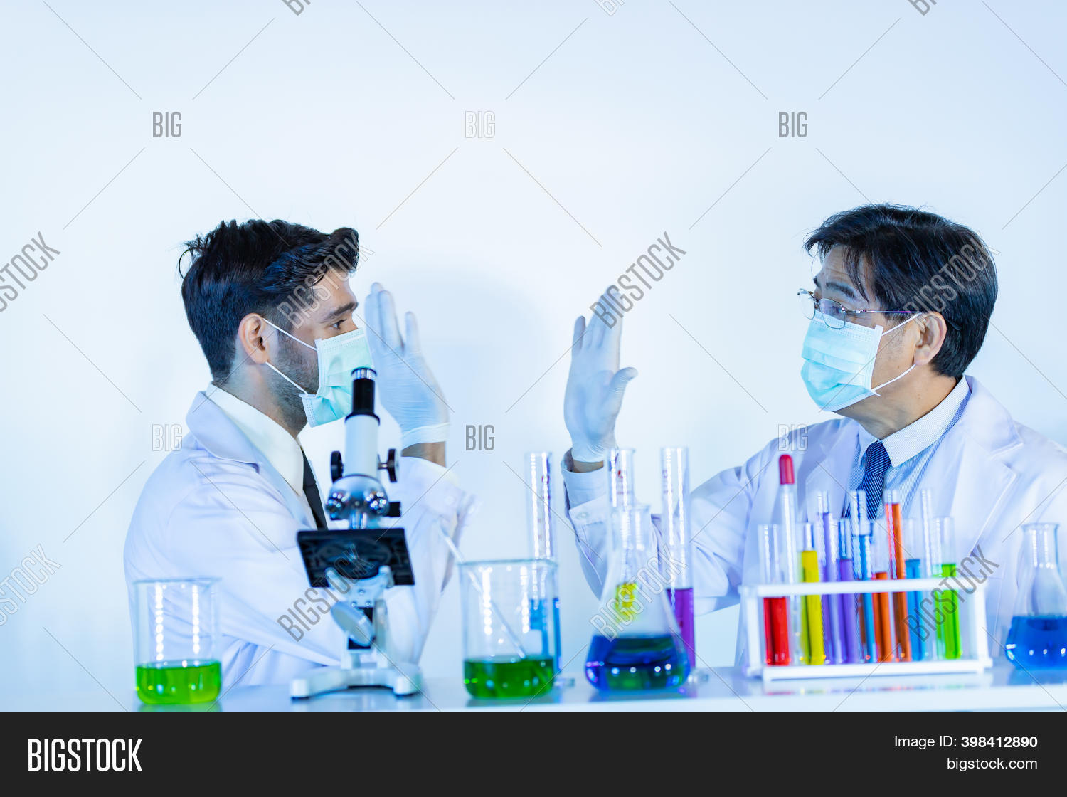 Couple Male Scientist Image & Photo (Free Trial) | Bigstock