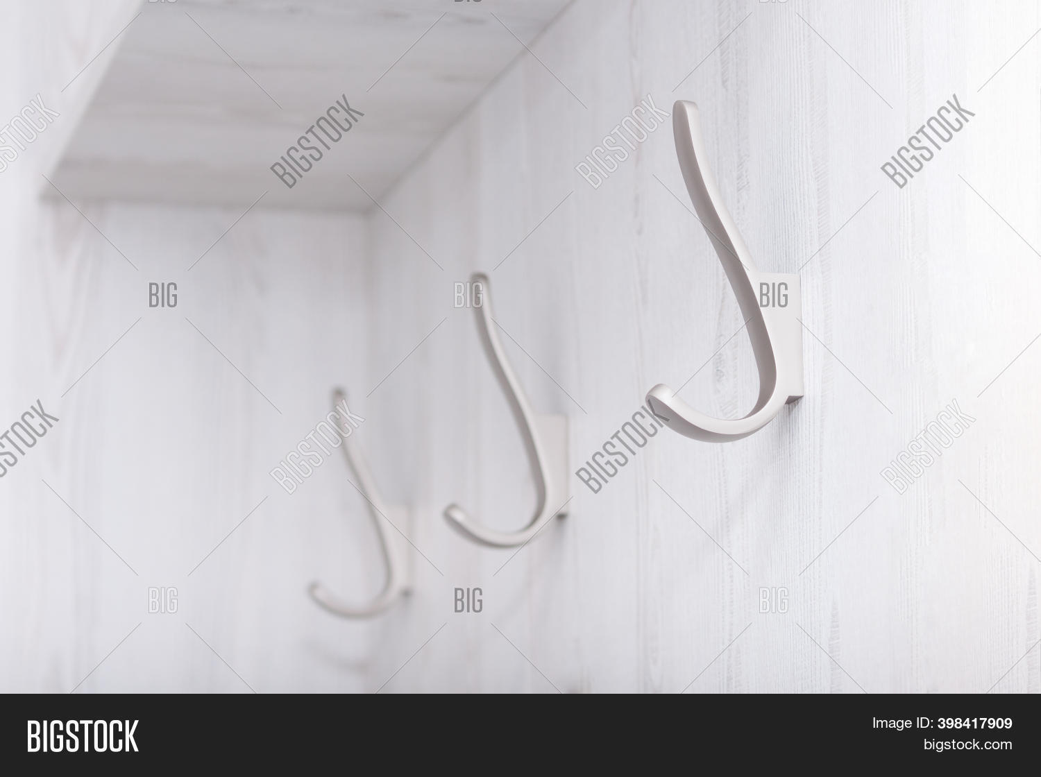 Wall Empty Hooks On Image & Photo (Free Trial) | Bigstock