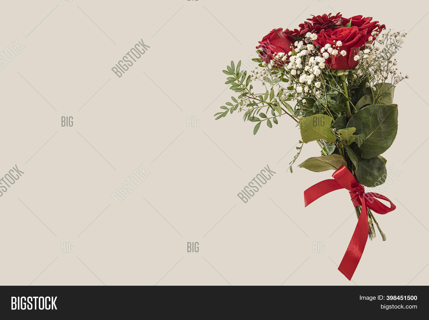 Bouquet Flowers. Red Image & Photo (Free Trial) | Bigstock