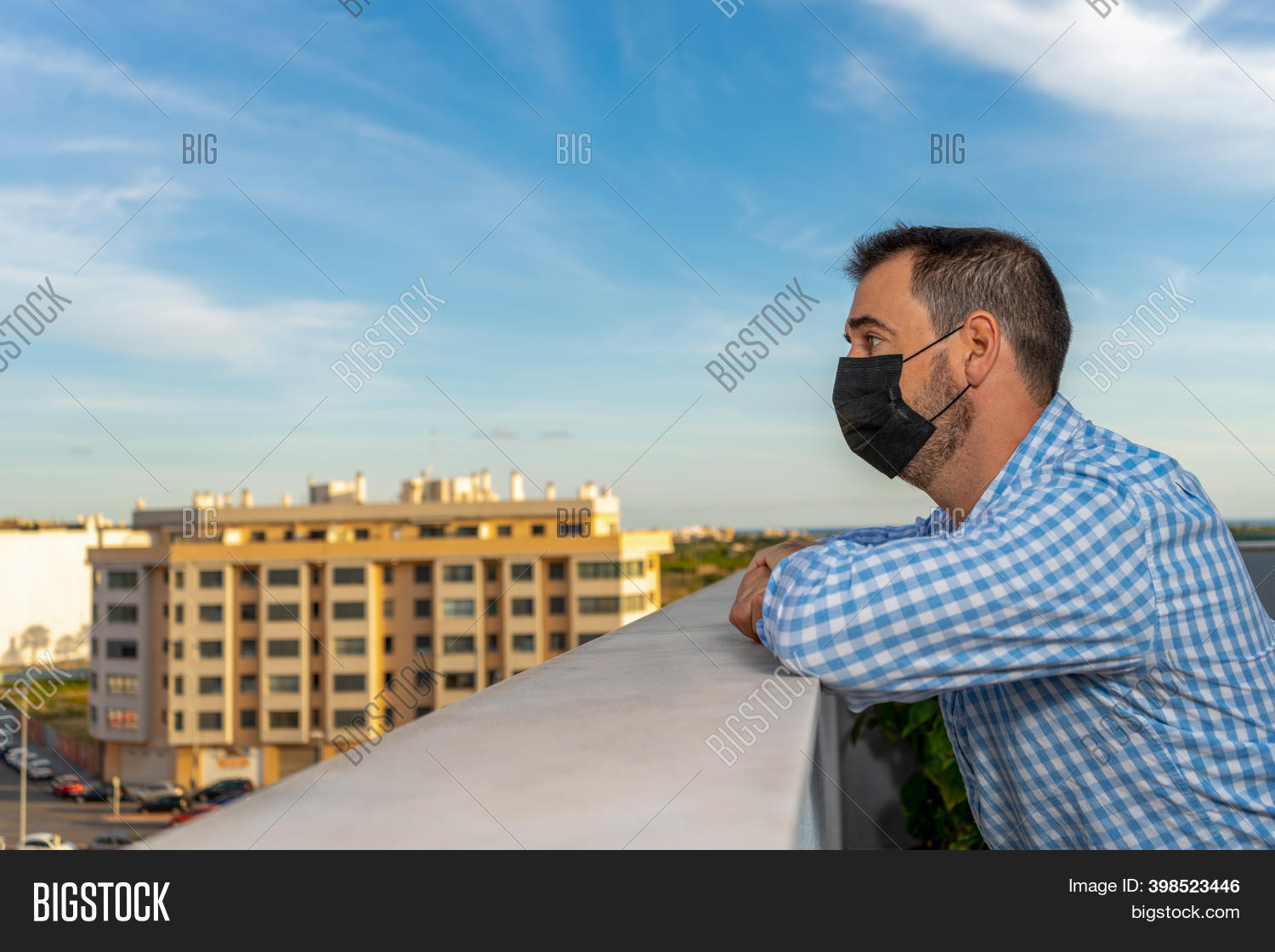 Young Man On Balcony Image & Photo (Free Trial) | Bigstock