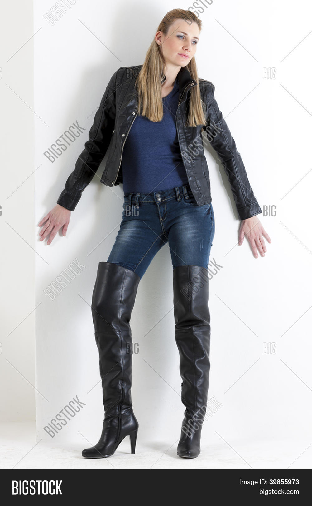 Standing Woman Wearing Image & Photo (Free Trial) | Bigstock