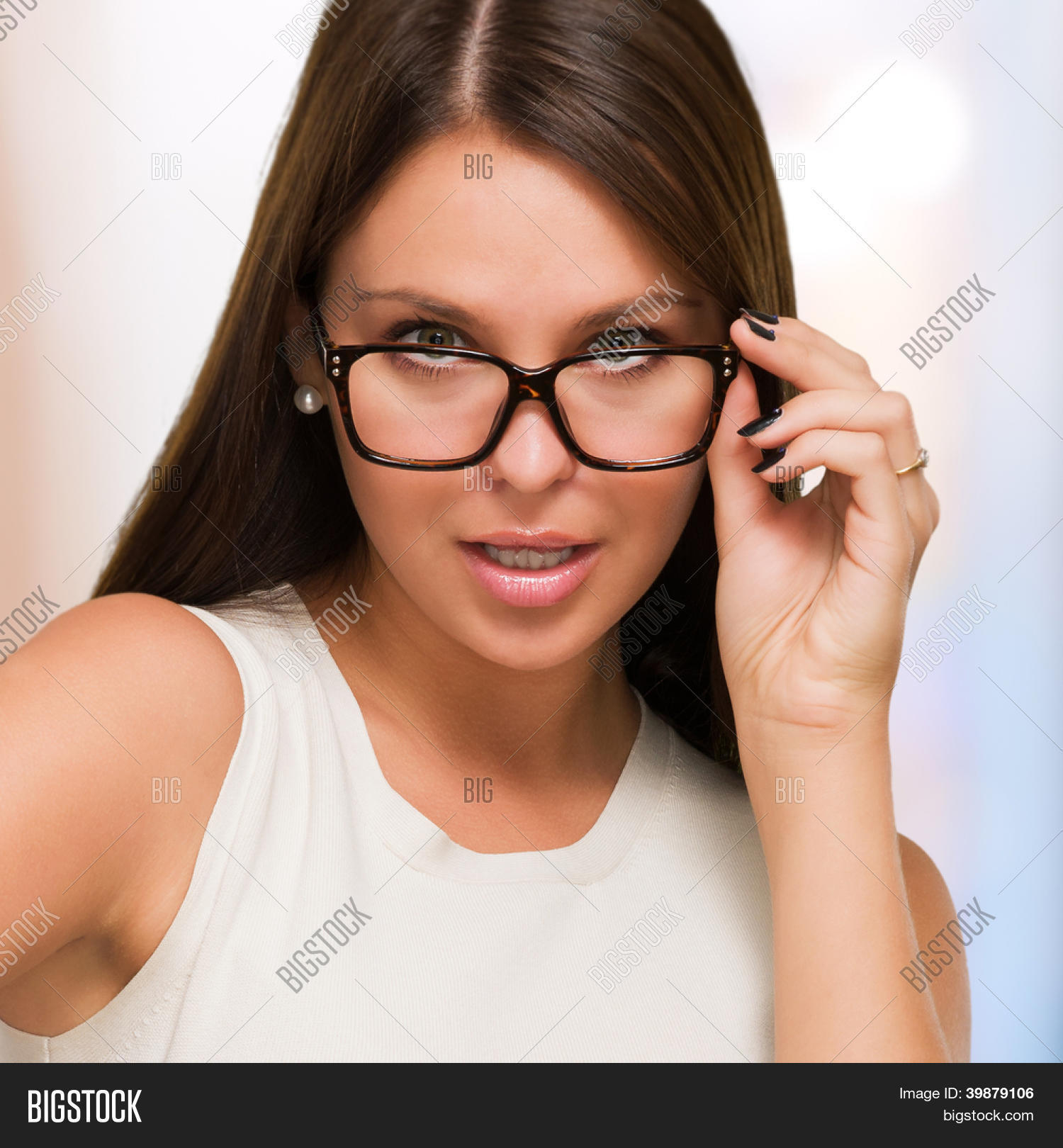 Sexy Woman Glasses Image And Photo Free Trial Bigstock
