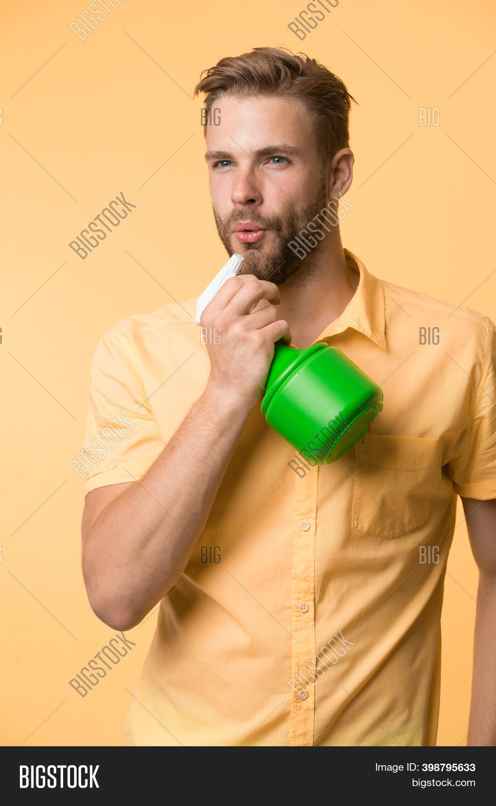 Guy Water Spray Hand Image & Photo (Free Trial) | Bigstock