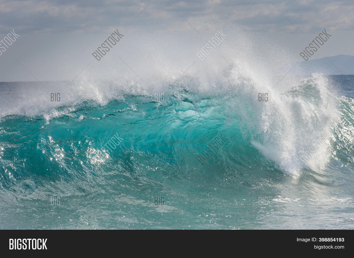 Blue Wave On Beach. Image & Photo (Free Trial) | Bigstock