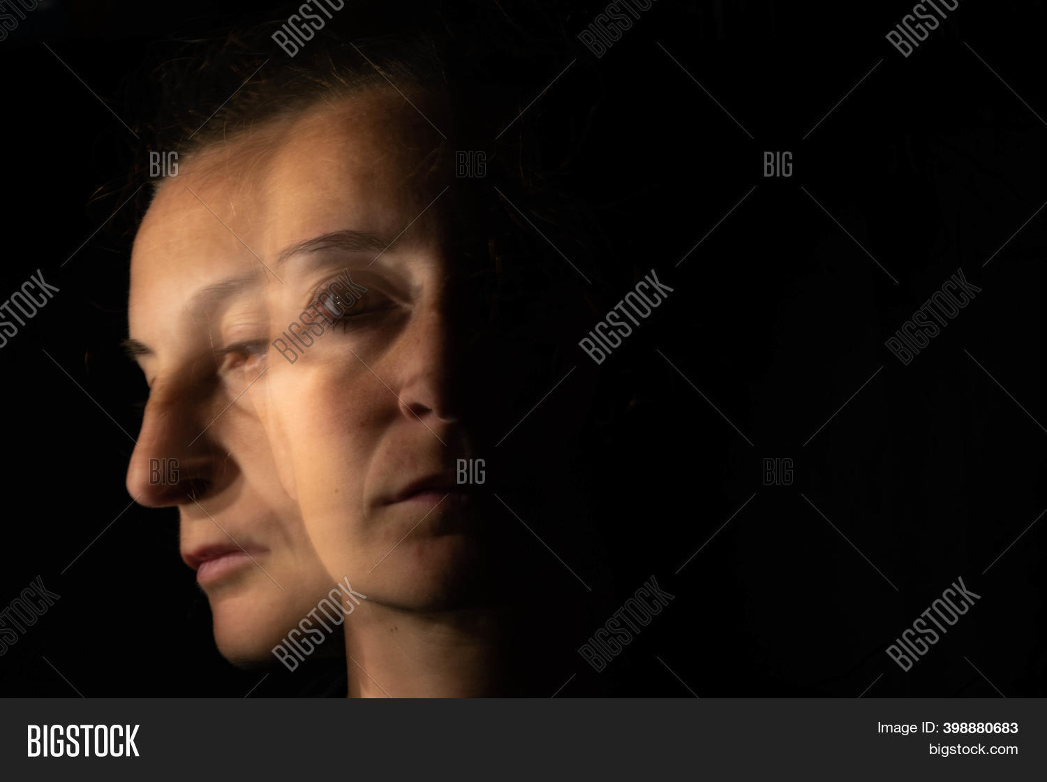 Dark Portrait Serious Image & Photo (Free Trial) | Bigstock