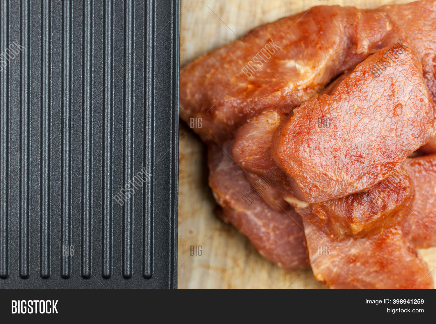 Raw Red Beef Grilling Image & Photo (Free Trial) | Bigstock
