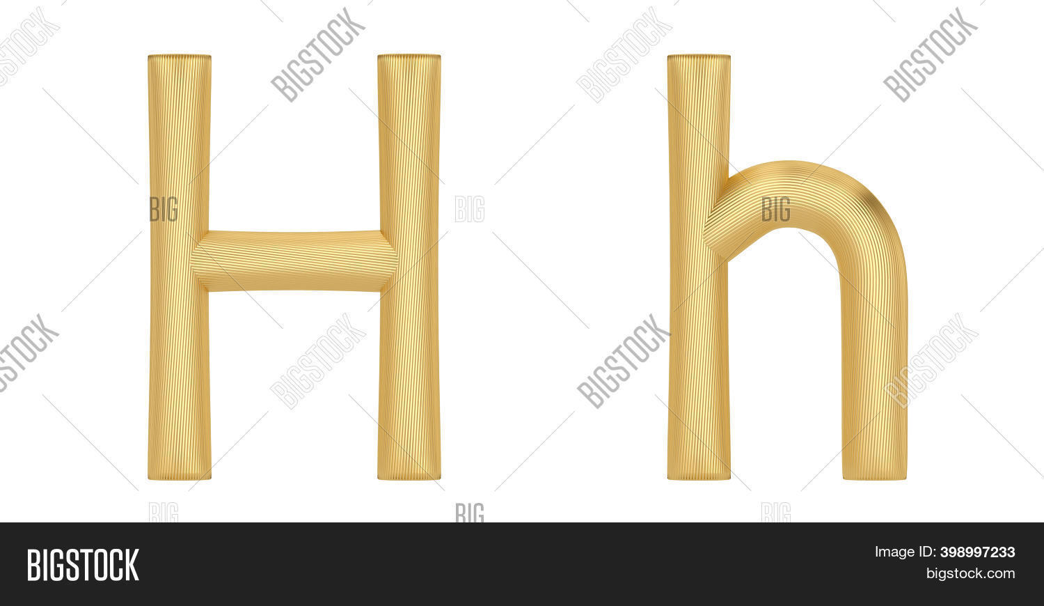 Golden Line Alphabet Image & Photo (Free Trial) | Bigstock